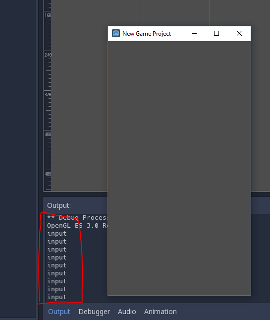 [Regression] _UnhandledInput does not receive mouse events when scene contains AnimationPlayer ...
