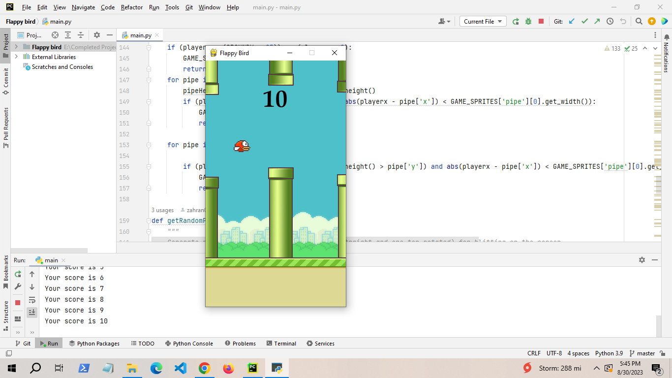 GitHub - zahran001/FlappyBirdByPygame