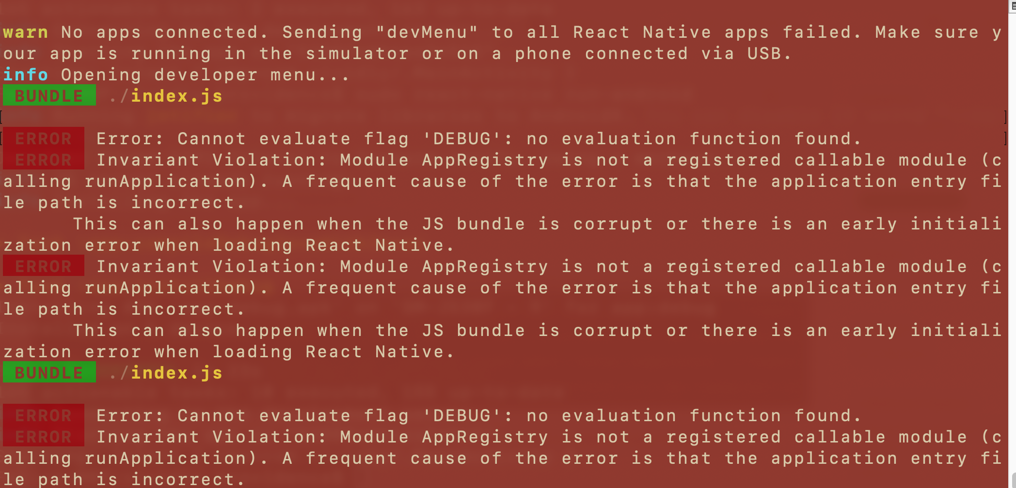 Error: Cannot evaluate flag 'DEBUG': no evaluation function found. · Issue #5179 · tensorflow ...