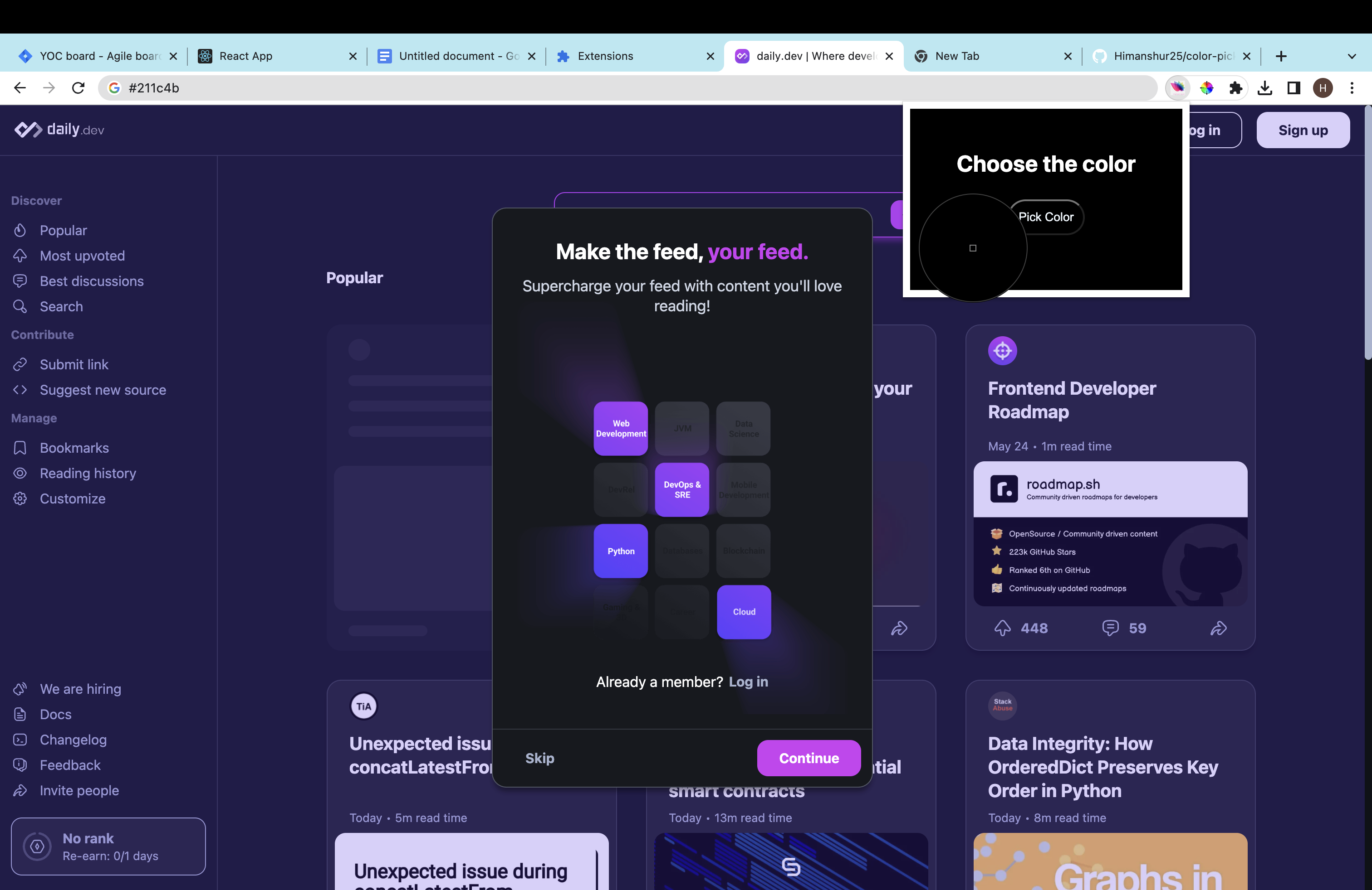 GitHub - Himanshur25/color-picker-extension: Color Picker Chrome Extension using HTML CSS and JS