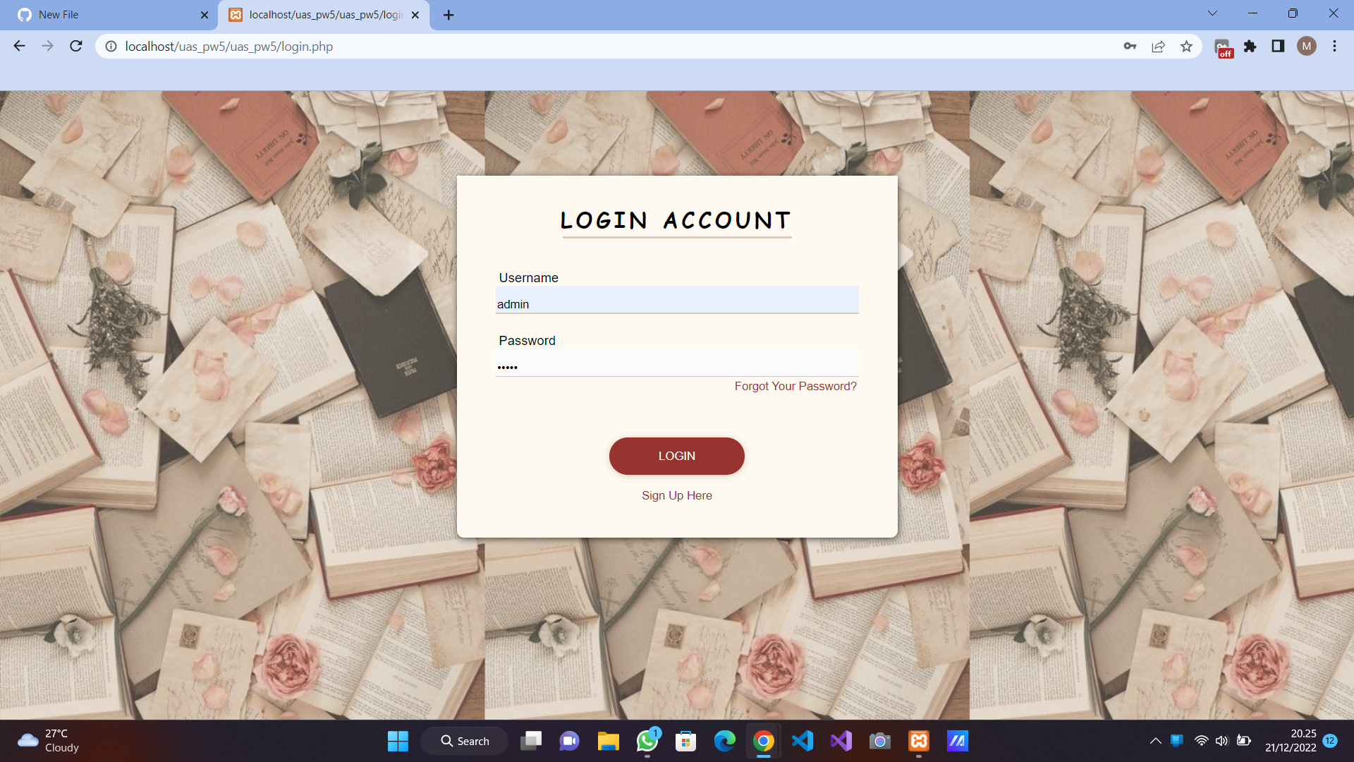 GitHub - Mirandacantika/PW5_UAS