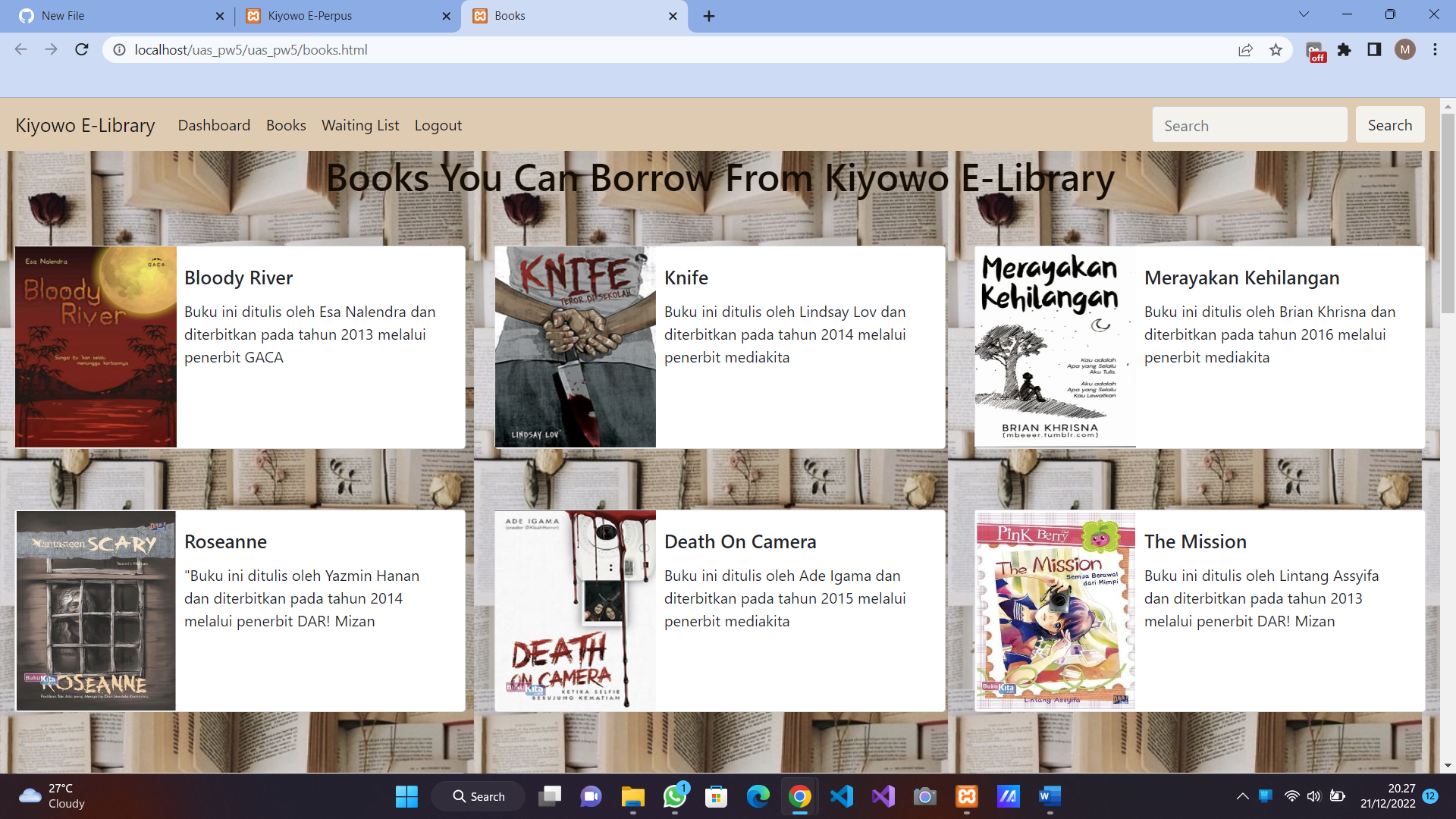 GitHub - Mirandacantika/PW5_UAS