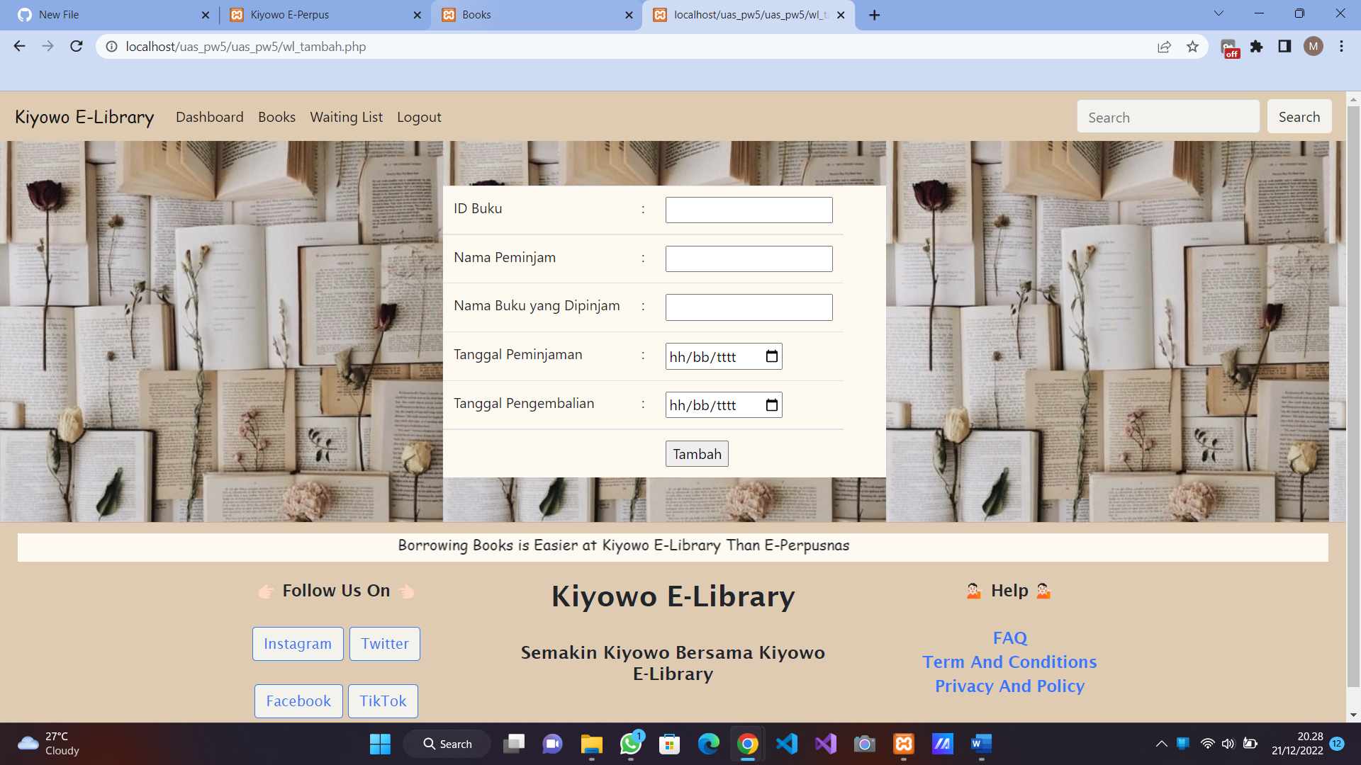 GitHub - Mirandacantika/PW5_UAS