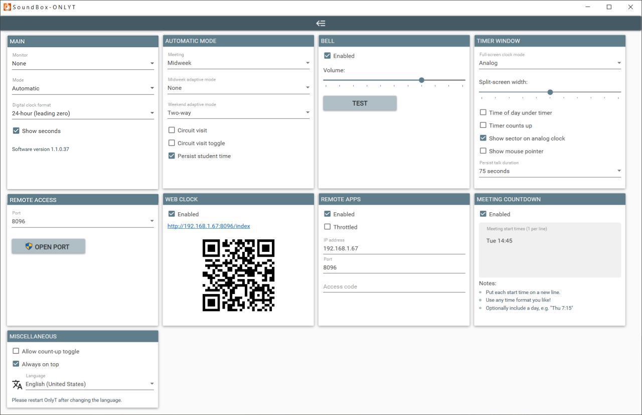 Rearrangement of Settings · Issue #142 · AntonyCorbett/OnlyT · GitHub
