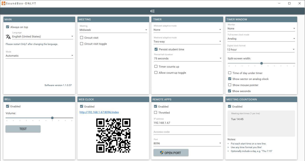 Rearrangement of Settings · Issue #142 · AntonyCorbett/OnlyT · GitHub