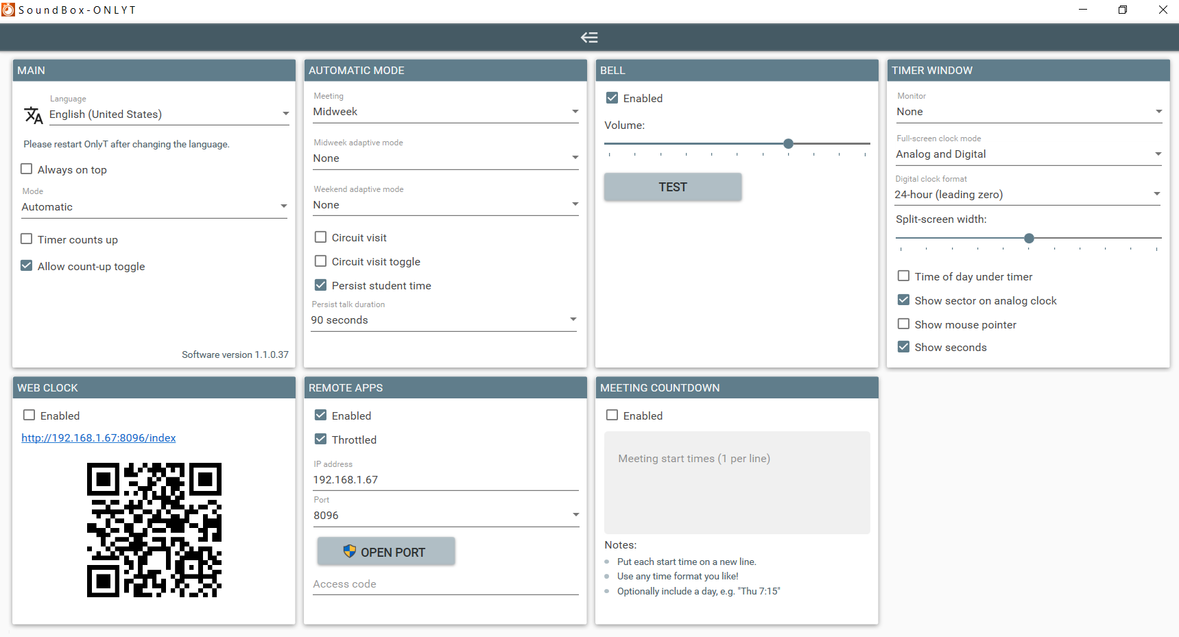 Rearrangement of Settings · Issue #142 · AntonyCorbett/OnlyT · GitHub