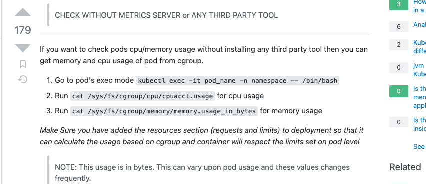Collects The Kubernetes Pod Memory Usage · Issue 2369 · Oshioshi · Github