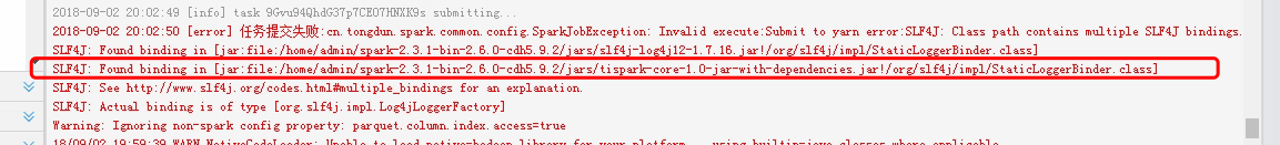 tispark 打包中含slf4j jar, 建议去掉，spark 包中已经包含了slf4j jar · Issue #432 · pingcap/tispark · GitHub