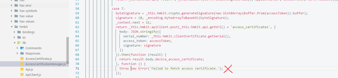 Error: Failed to fetch access certificate · Issue #1 · iotaledger ...