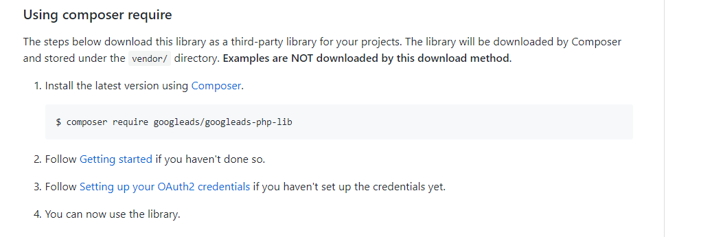 Uncaught Error: Class 'Google\AdsApi\Common\OAuth2TokenBuilder' not found. · Issue #483 ...