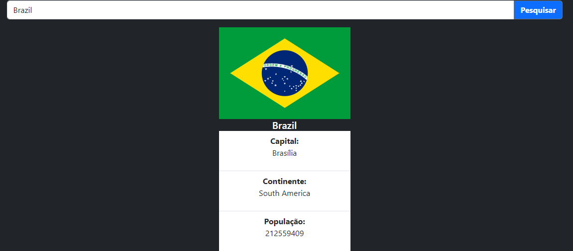 GitHub - nathaliaxbrito/pesquisa-de-paises: Pesquisador de países utilizando API