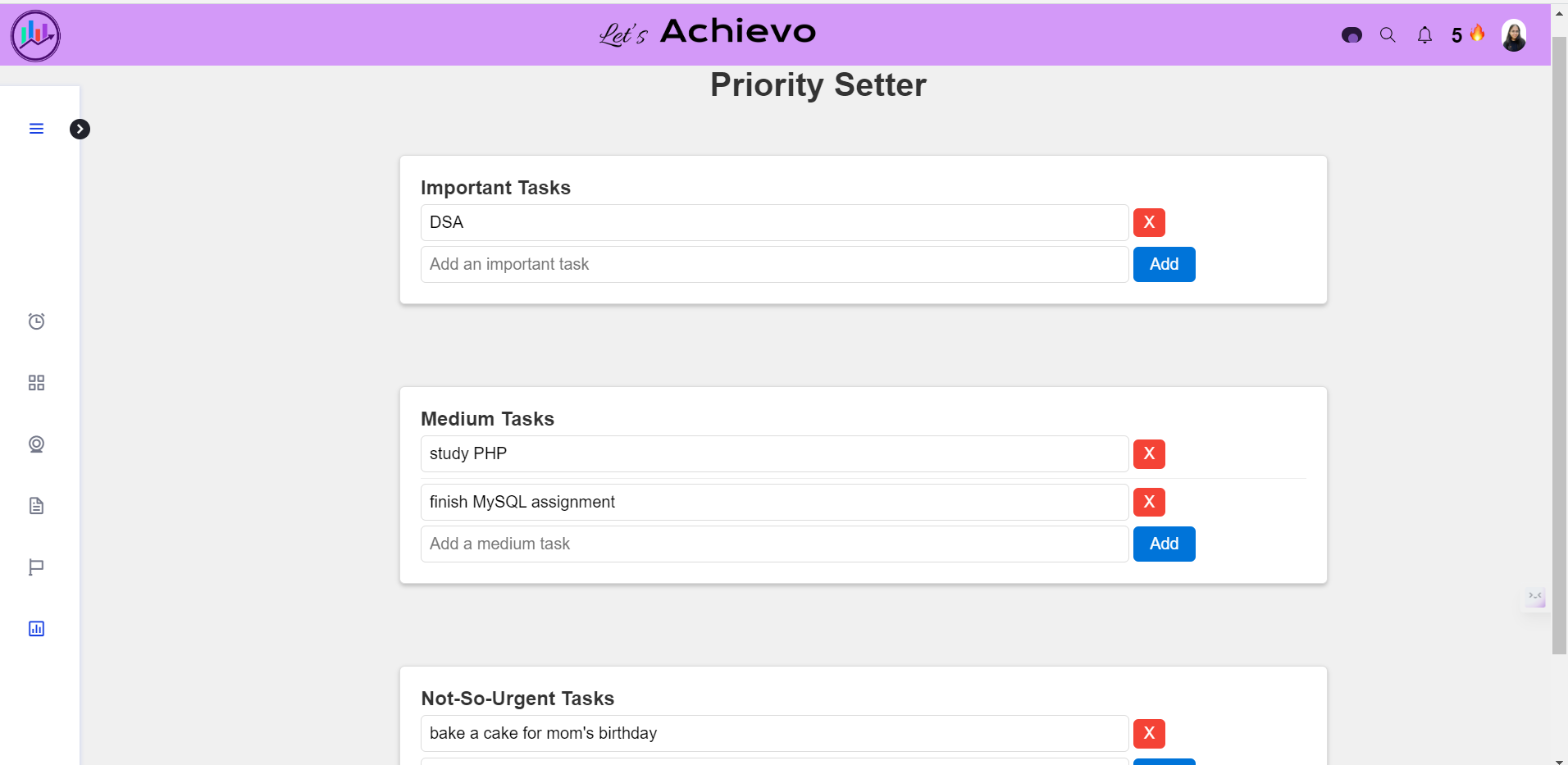 GitHub - KhyatiSatija/Achievo: AHIEVO is a productivity web application which aims to maximise ...