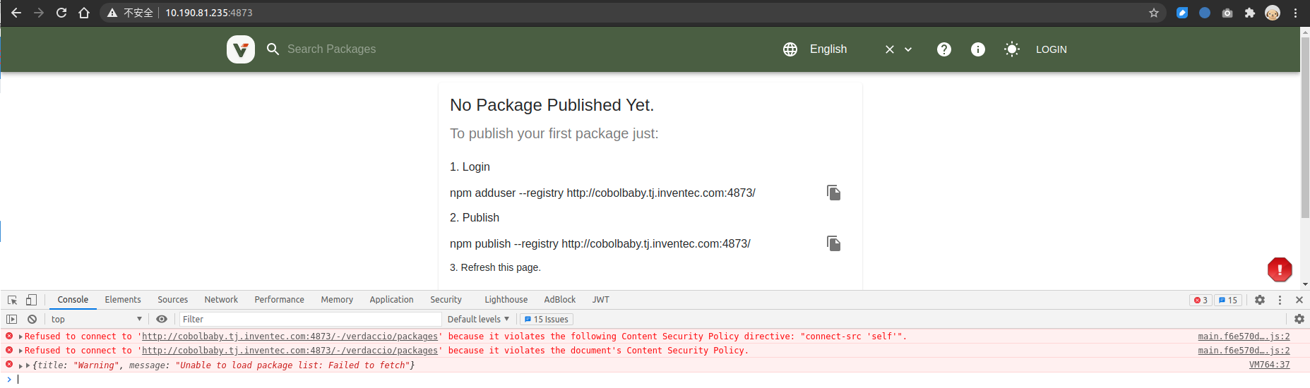cross-domain issue · Issue #2275 · verdaccio/verdaccio · GitHub