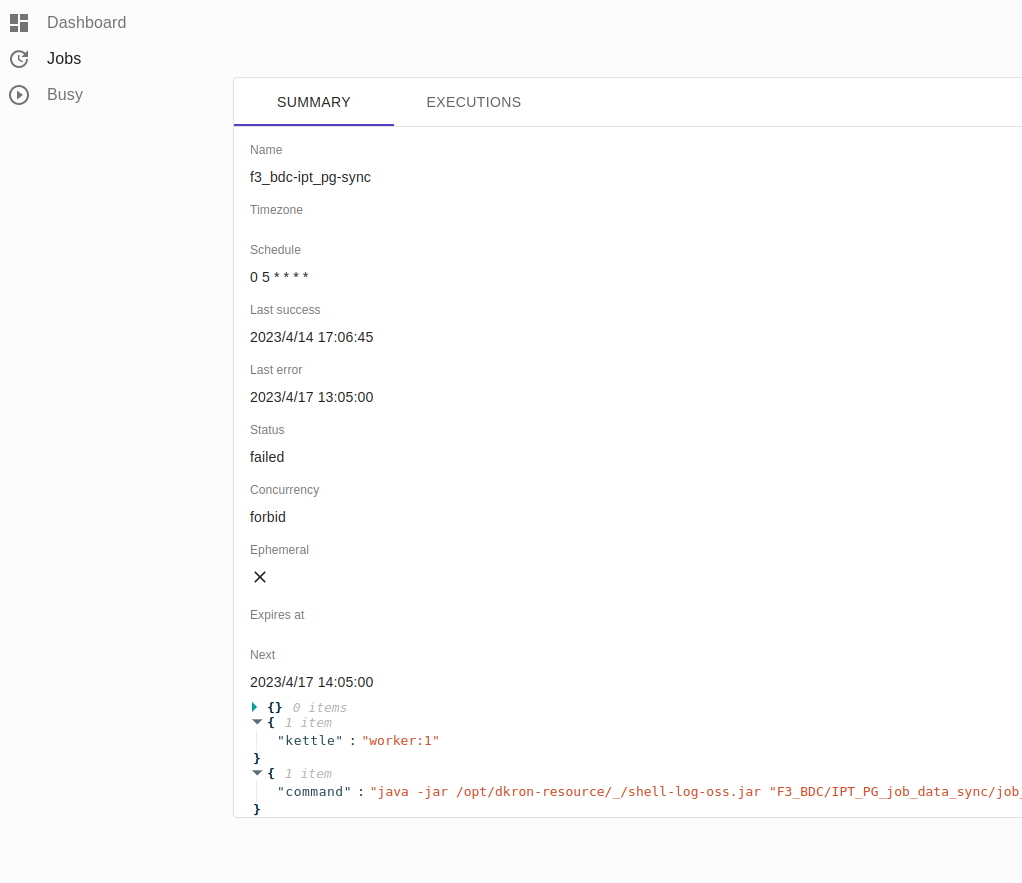 Add field names in the `JobShow.tsx` · Issue #1317 · distribworks/dkron · GitHub