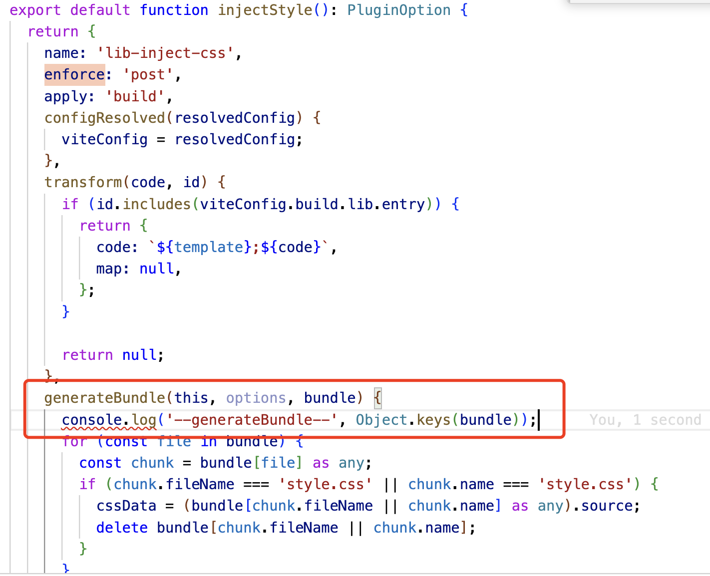 Can't get style.css bundle in the generateBundle hook Occasionally ...