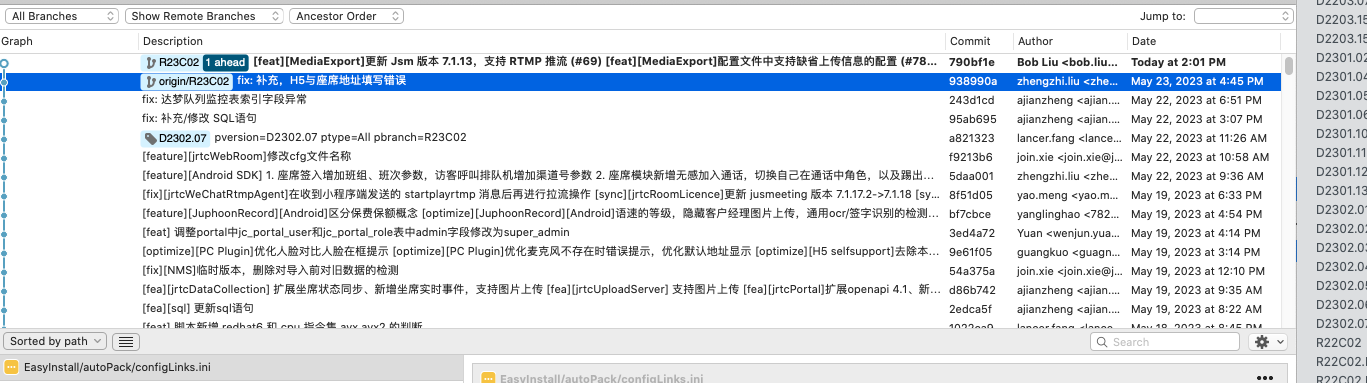 The commit history of a branch cannot be displayed · Issue #1761 · sublimehq/sublime_merge · GitHub
