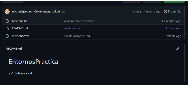 GitHub - michaelgarciam1/EntornosPractica: ex1 Entornos git