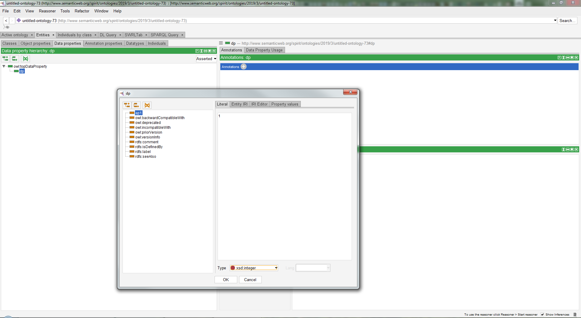 Error after creating integer annotation property · Issue #887 · protegeproject/protege · GitHub