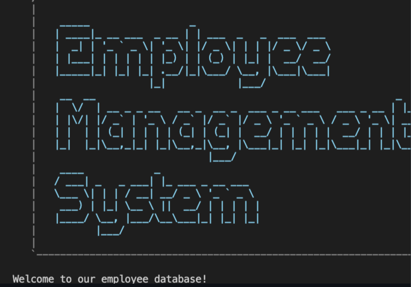GitHub - DominiqueGarrett/employee-tracker: Module 12 Challenge Assignment: SQL Challenge ...