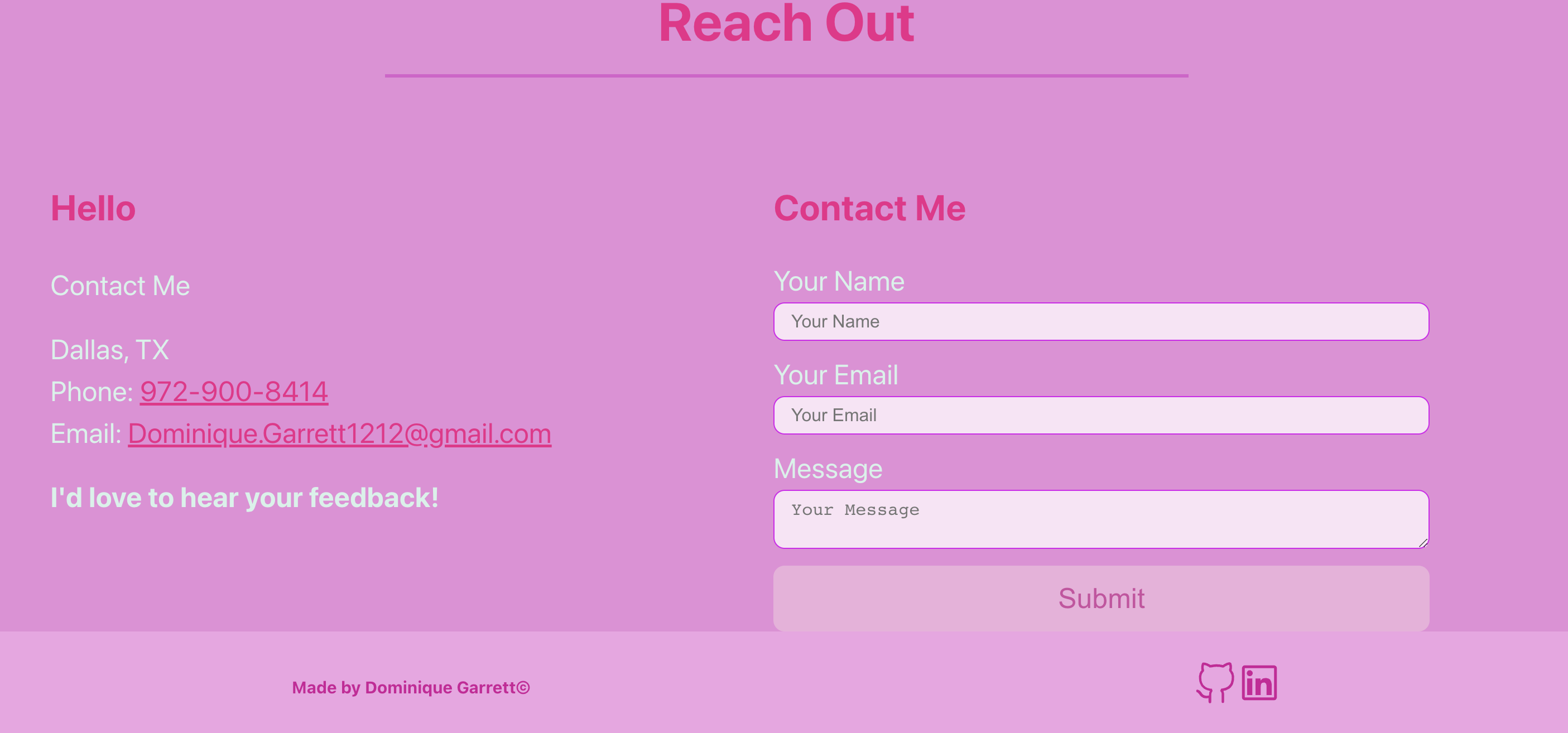 Github Dominiquegarrettreact Portfolio Module 20 Challenge Assignment React Challenge 5706