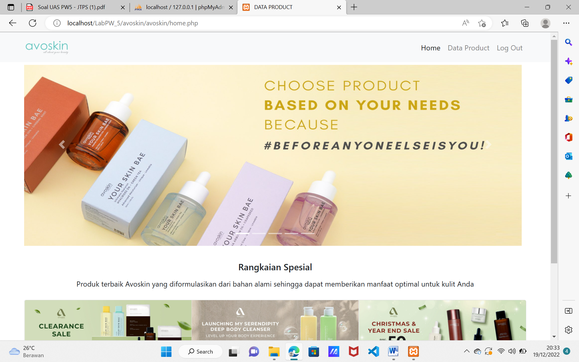 GitHub - deaviia/UAS_LABPW5: Nama Anggota Kelompok : Nayata Sandra C Nasution (211401012), Dea ...