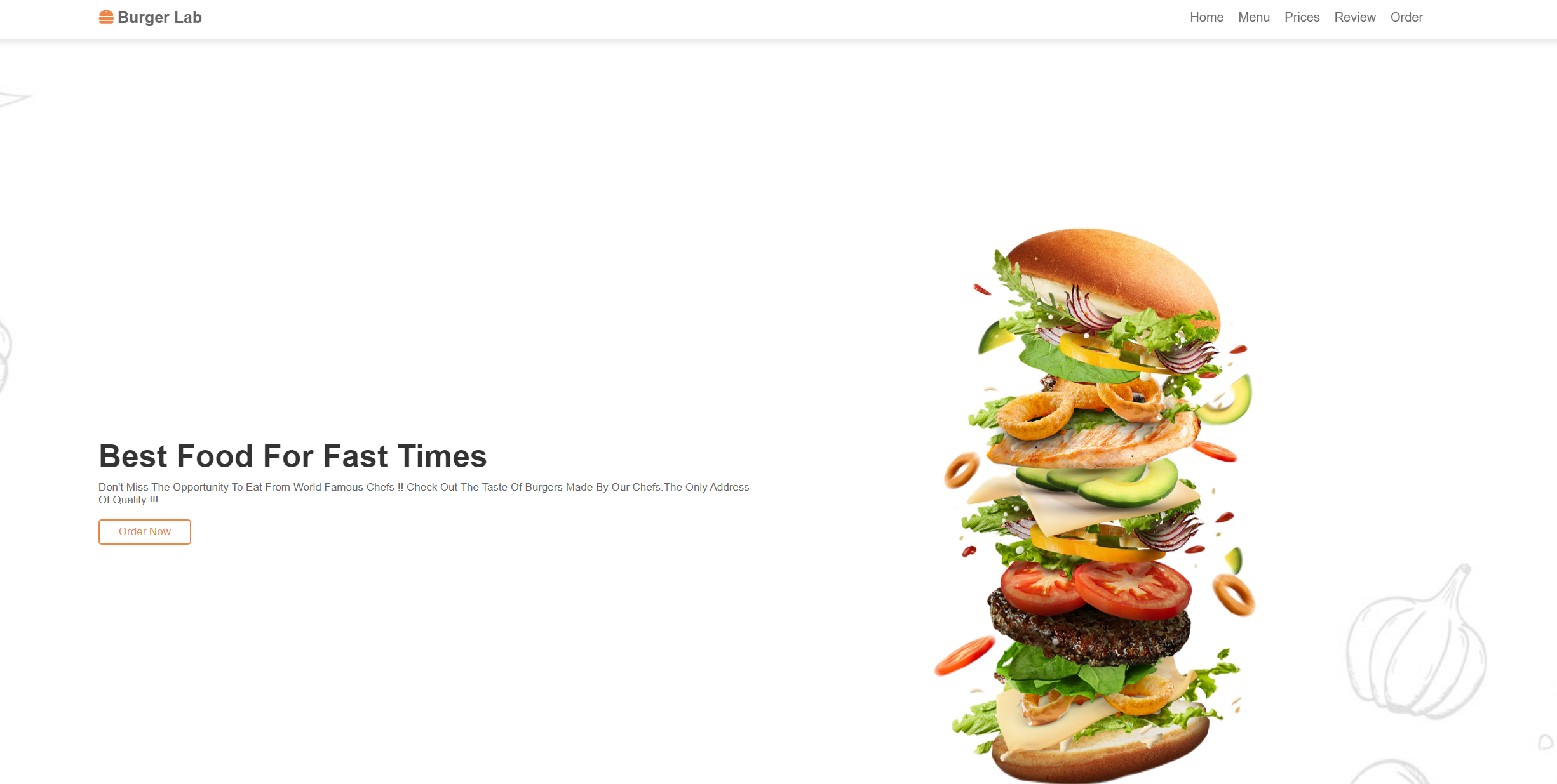 Github Kaansimseq Burgerlabwebsite
