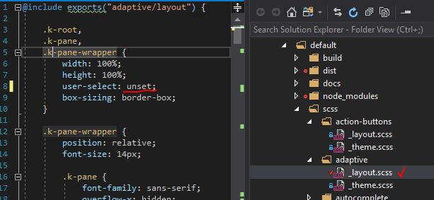 Grid inside splitter pane does not allow cell text highlight/selection. · Issue #721 · telerik ...