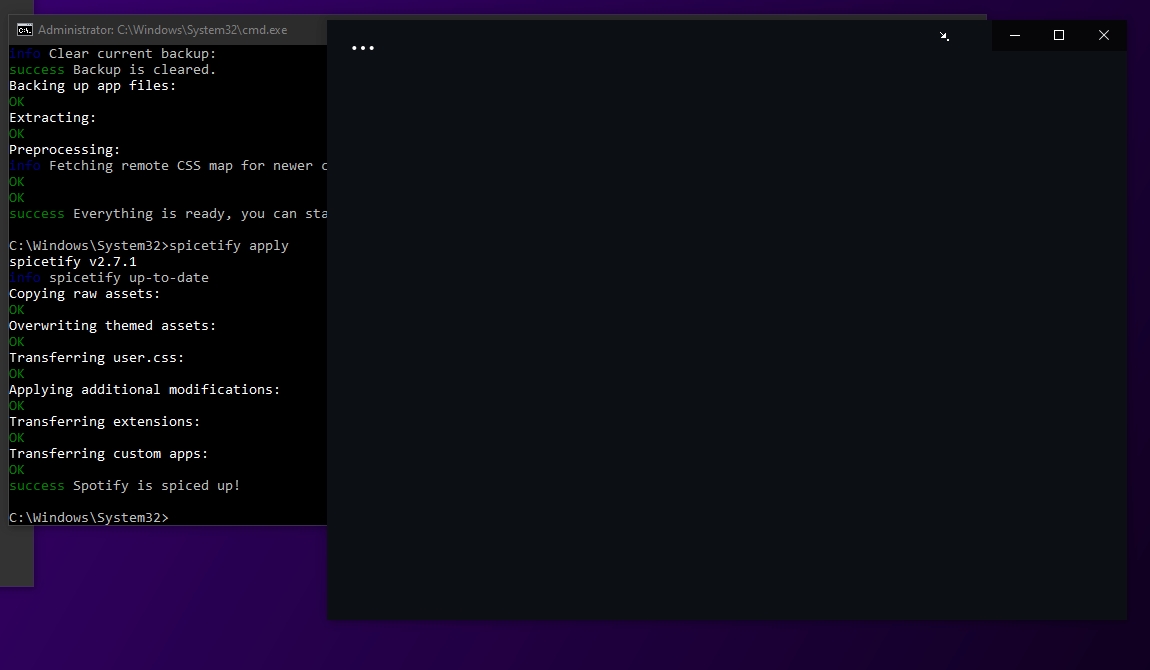 Blank Window On Apply · Issue #1215 · spicetify/cli · GitHub