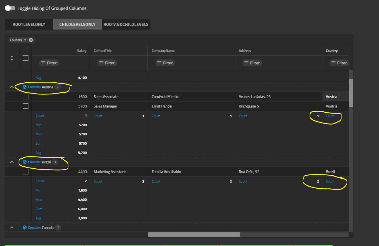 When update a cell in the grouped column the child summaries are not updated · Issue #4324 ...