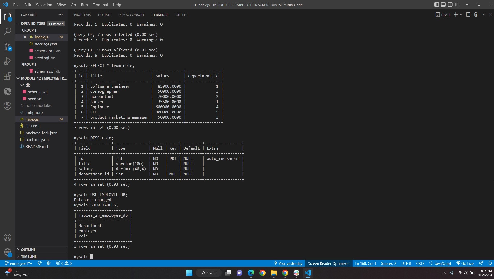 GitHub - JASKIRAT29/EMPLOYEE-TRACKER