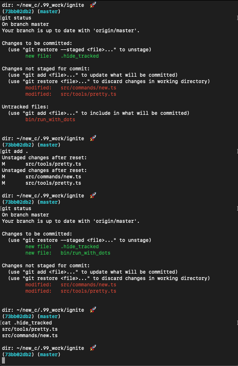 GitHub - MichaelDimmitt/git-hide-tracked-files