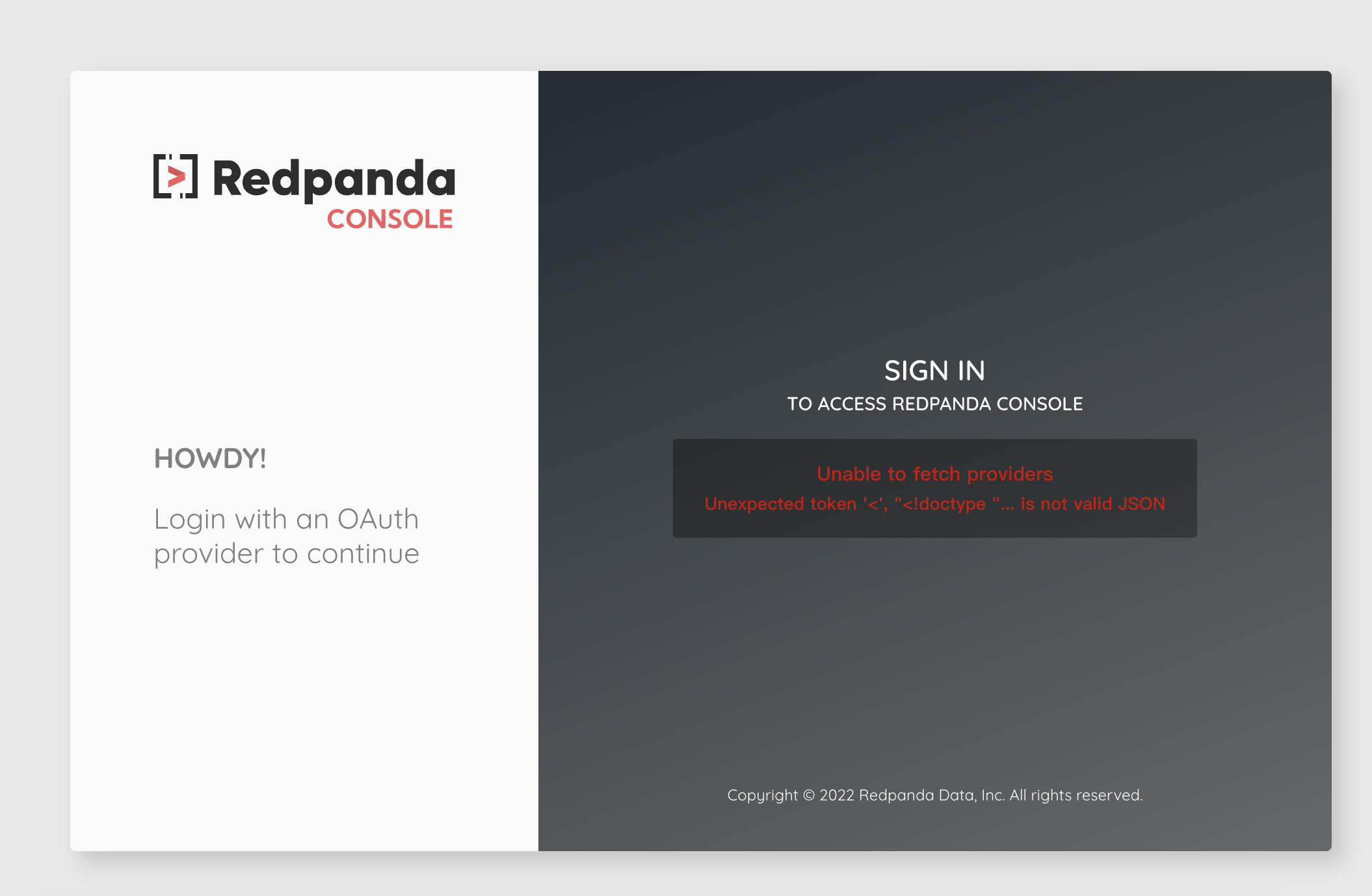 Cloudflare Access Error · Issue 565 · Redpanda Dataconsole · Github 3074