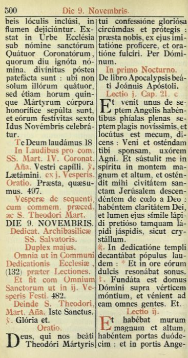 1888 Tridentine Rankings Need To Be Checked · Issue 3421 · Divinumofficiumdivinum Officium