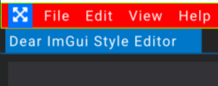 Button's background overlaps MenuBar's border · Issue #6767 · ocornut ...
