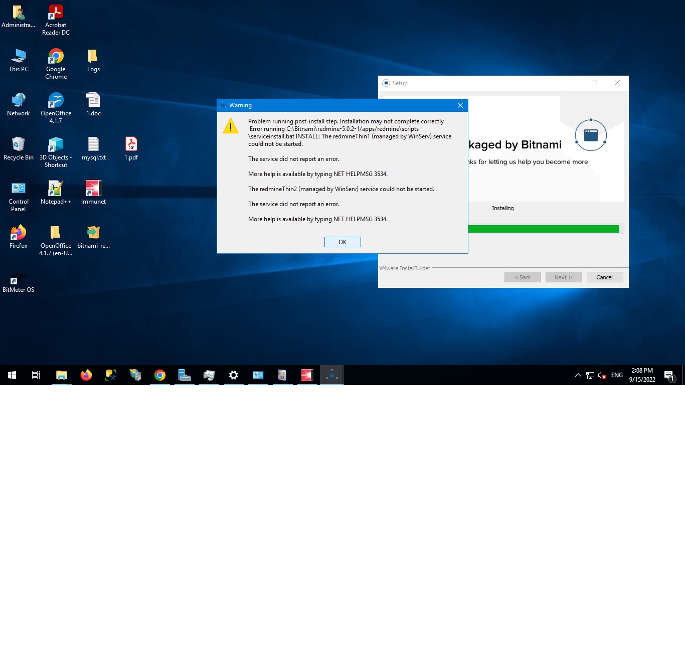 Redmine Unable To Deploy On Our Web Server · Issue 364 · Bitnamivms · Github