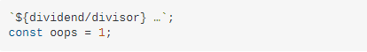 (Javascript) Slashes in template literal break parsing · Issue #3288 ...