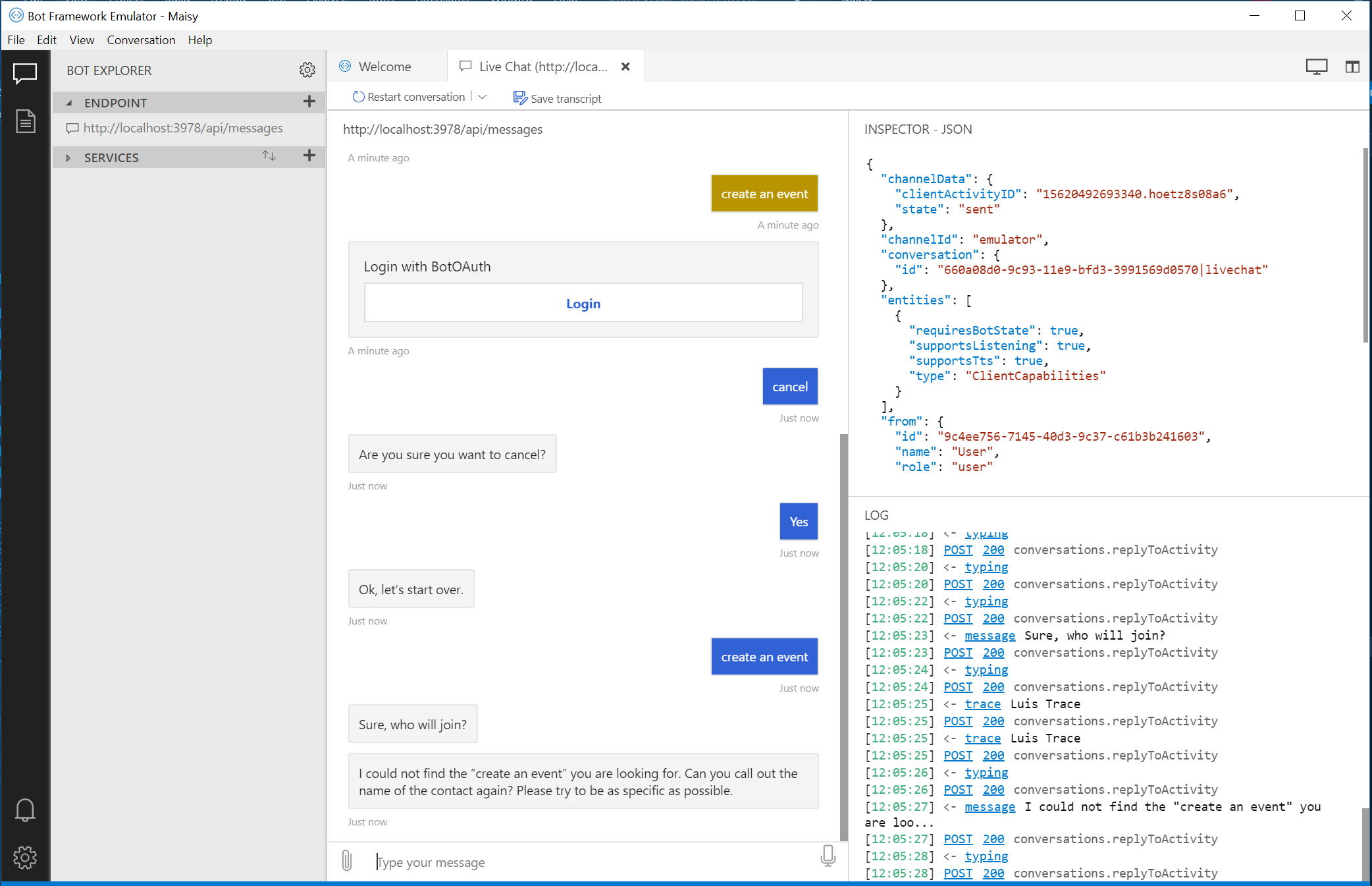 Create meeting without Attendee name does not wait for Input · Issue #1699 · microsoft ...