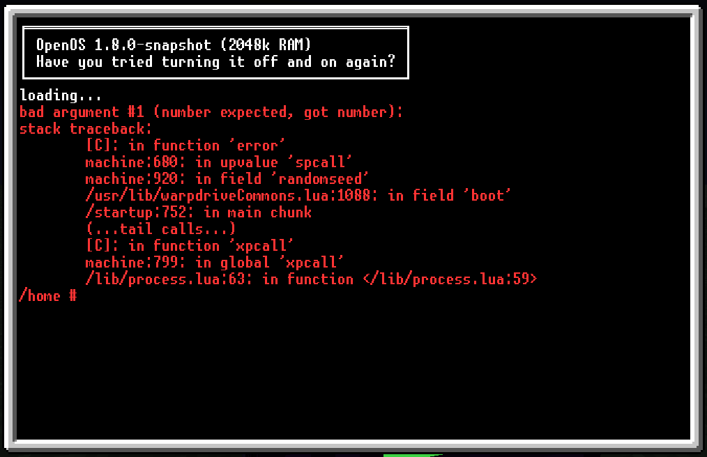 Broken Compatibility With Warpdrive · Issue 3611 · Mightypiratesopencomputers · Github 