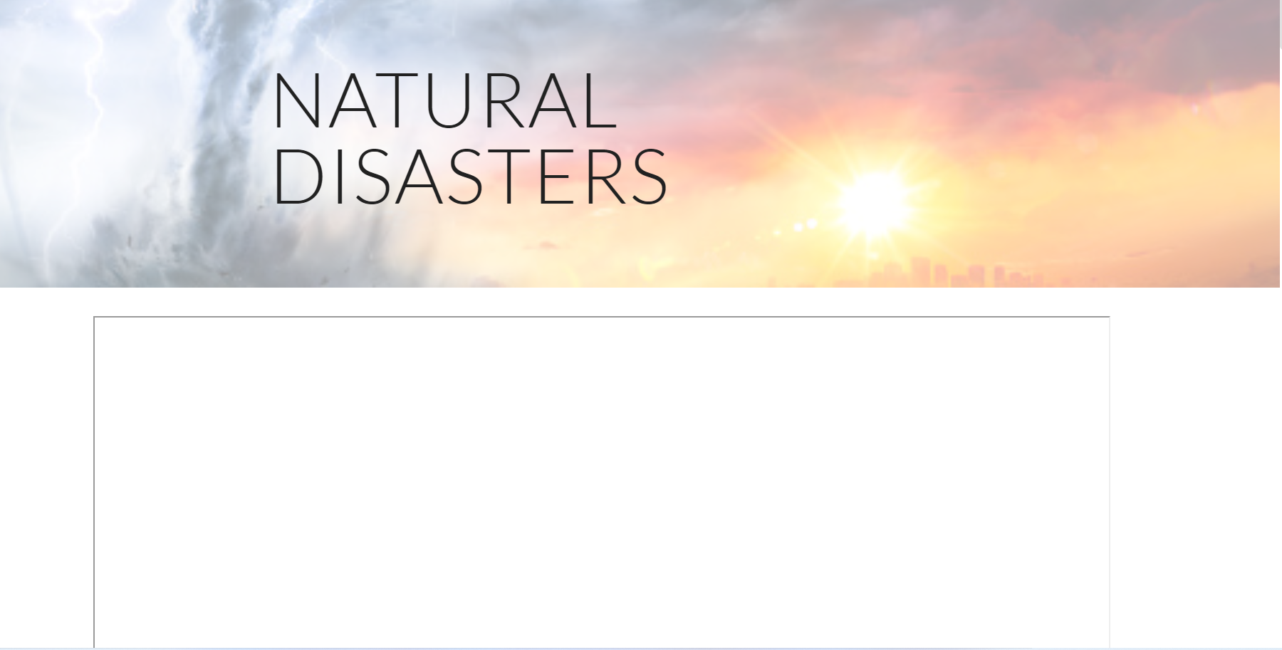 GitHub - Ashokmutyam/NATURAL-DISASTERS