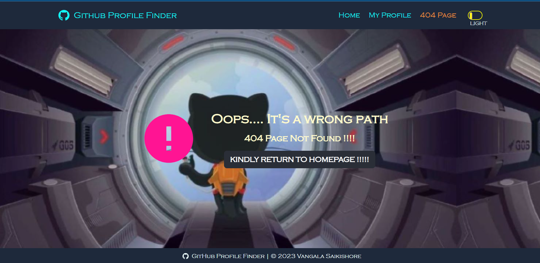 GitHub - VangalaSaikishore/React-Github-Profile-Finder: I have ...