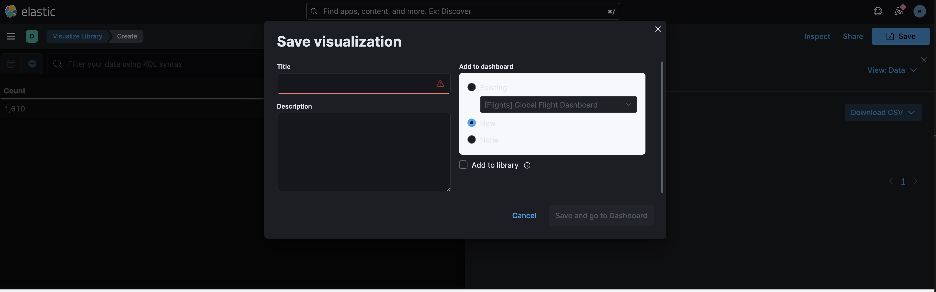 Visualization Save Viz Doesnt Fully Comply With Dark Mode Theme · Issue 139063 · Elastic