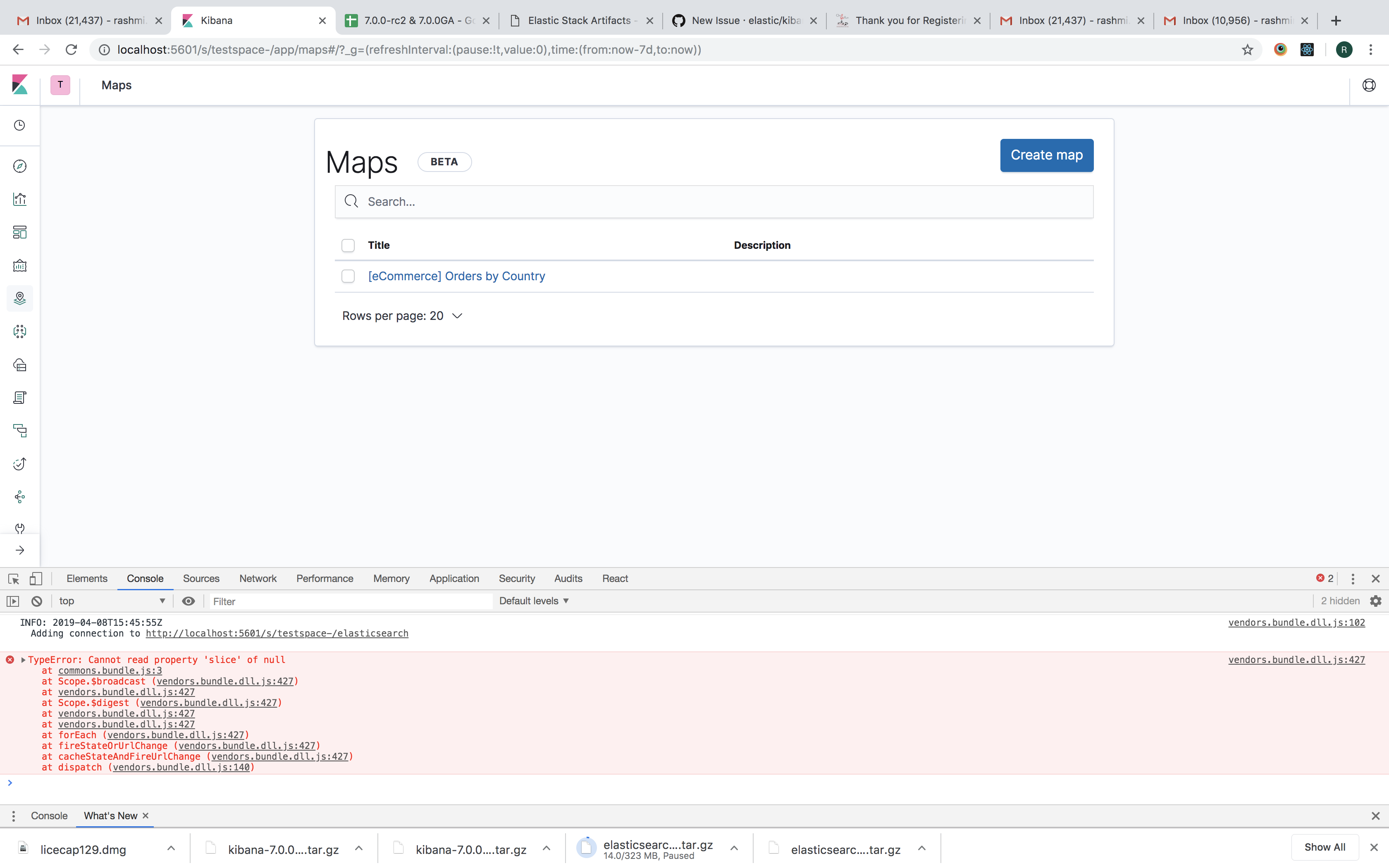 Maps - TypeError: Cannot read property 'slice' of null seen in the console . · Issue #34727 ...