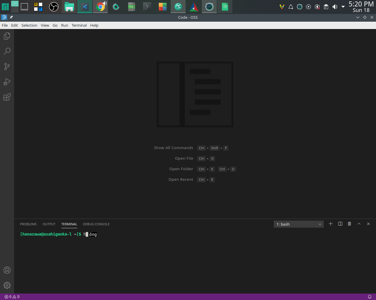 Problem with ibus-unikey on terminal · Issue #121051 · microsoft/vscode · GitHub