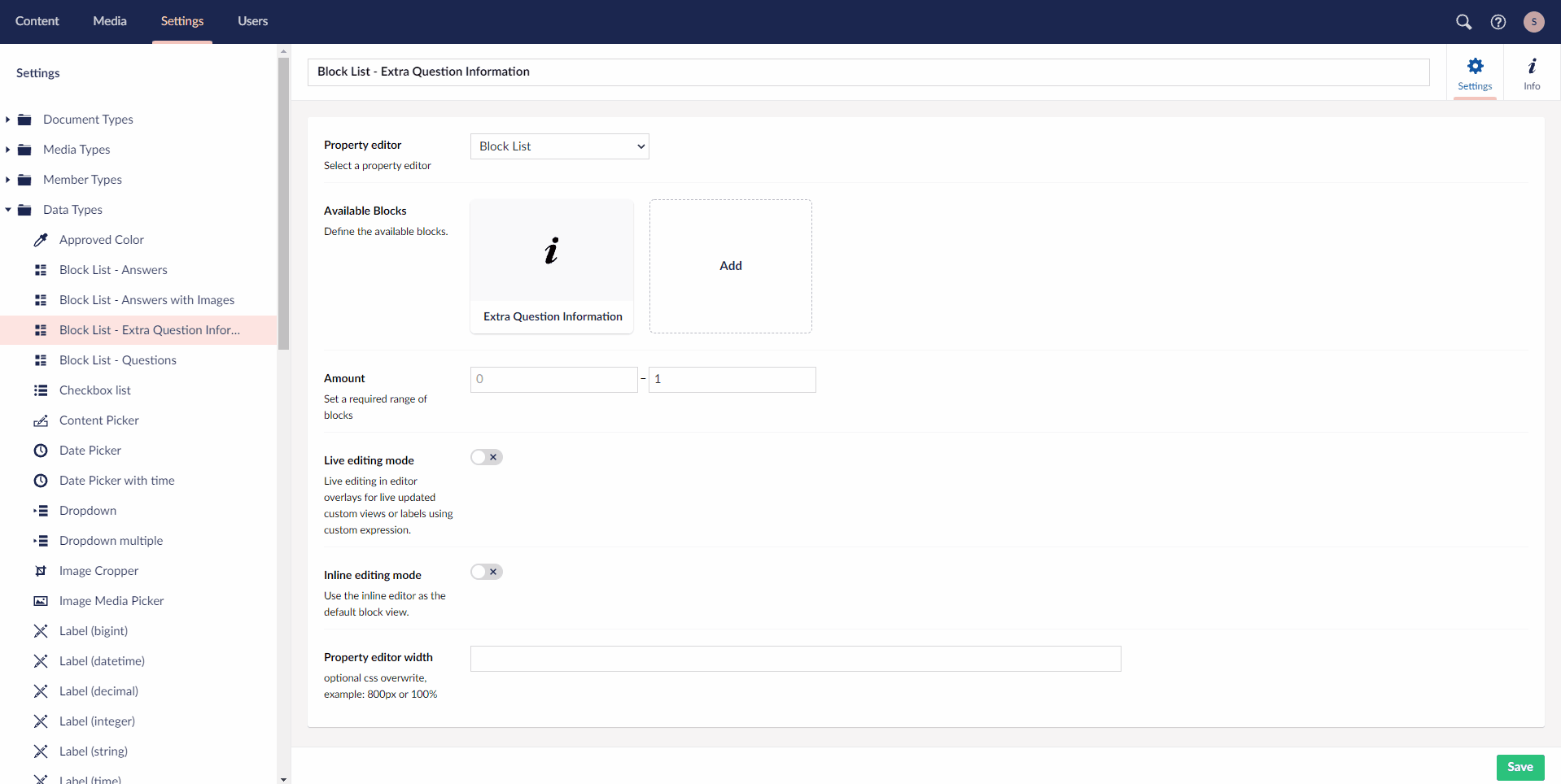 Block list initially allows you to create above maximum items · Issue ...