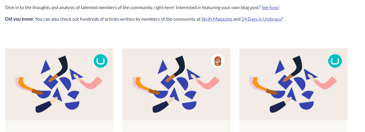 Umbraco logo missing on blog posts · Issue #734 · umbraco/OurUmbraco · GitHub