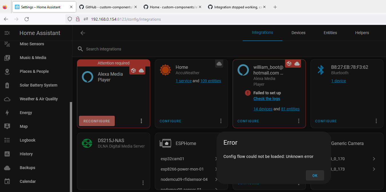 Integration stopped working, cannot authenticate when re-setting up - Still Happening · Issue ...