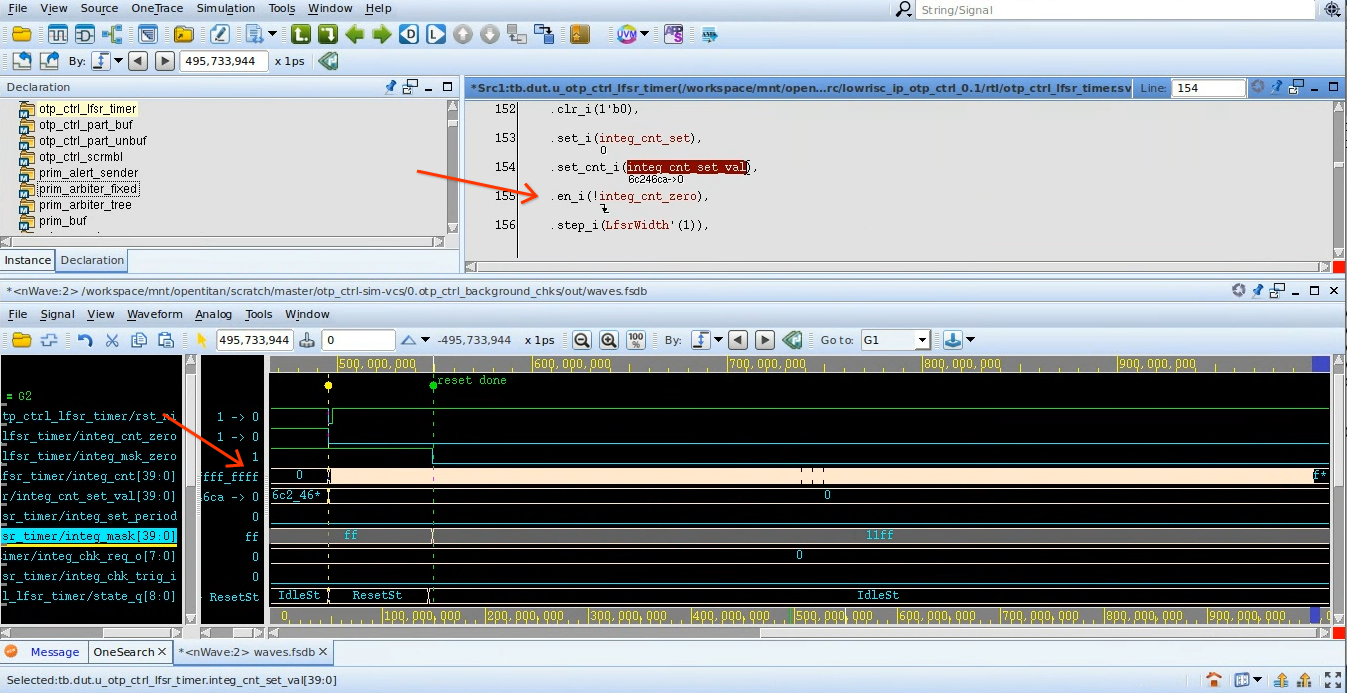 [otp_ctrl] background check does not take `CONSISTENCY/INTEG_CHECK_PERIOD` csrs until one ...