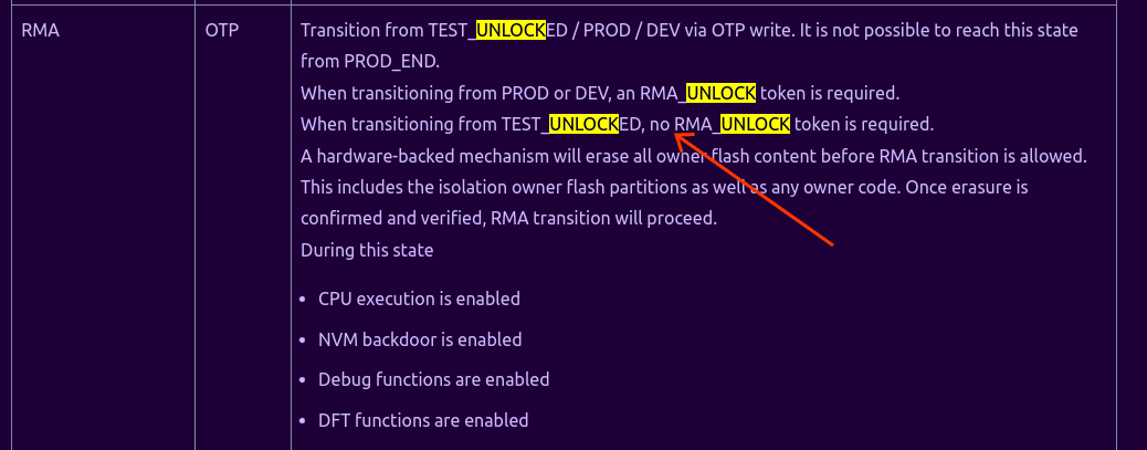 [doc] LC state transition documentation discrepancy · Issue #15308 · lowRISC/opentitan · GitHub