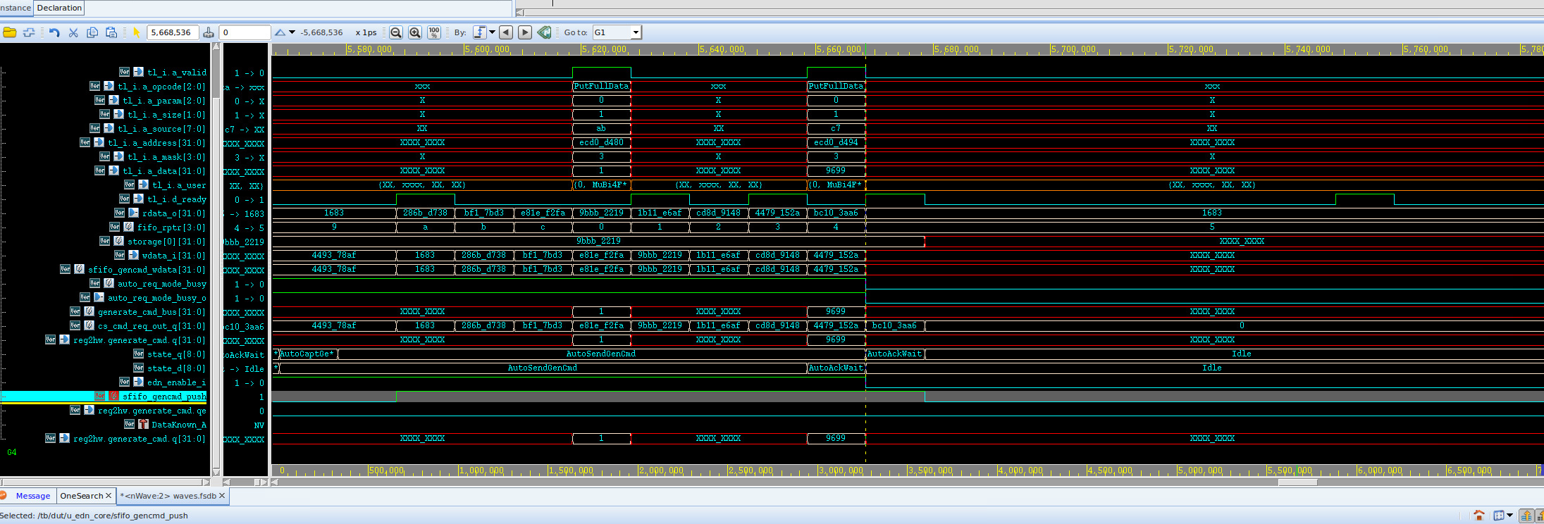 [edn] Seeing "X" in gencmd_fifo when disable EDN during `AutoSendGenCmd` · Issue #16152 ...