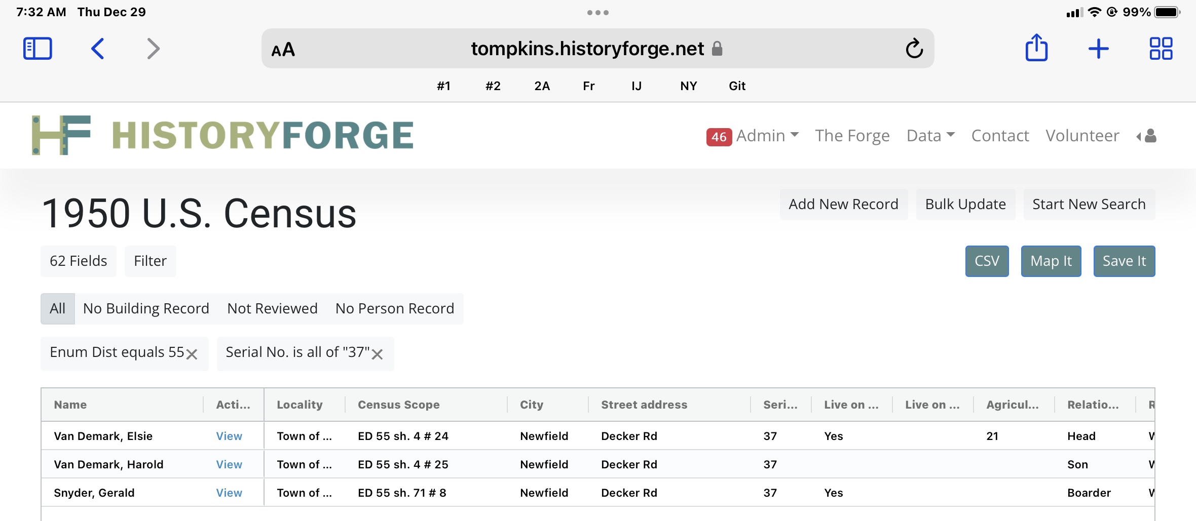 Serial # (EDIT—now Household #) sometimes does not tie all family ...